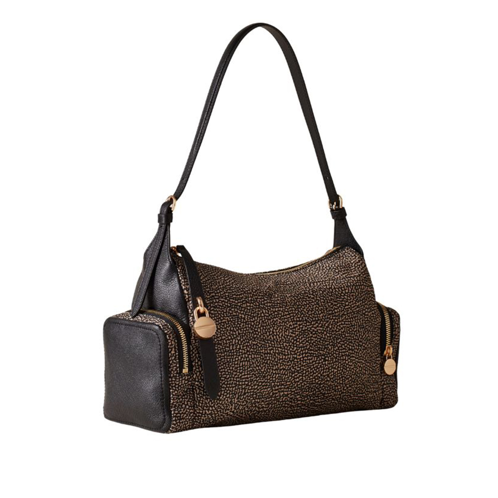 Poche Hobo borsa a spalla BORBONESE 910101970189 BX11 - Grazia Pelletterie