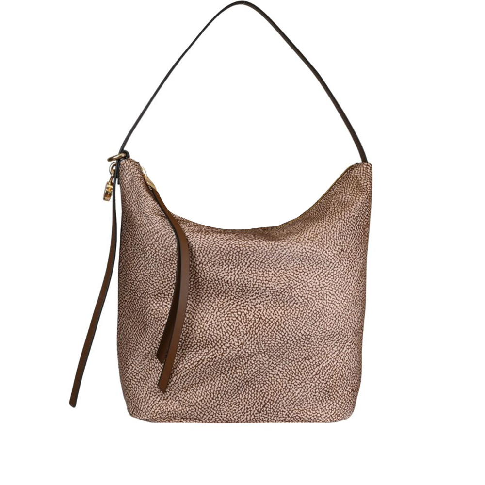 Bucket medium shoulder bag BORBONESE 91010227AH1 994 - Grazia Pelletterie
