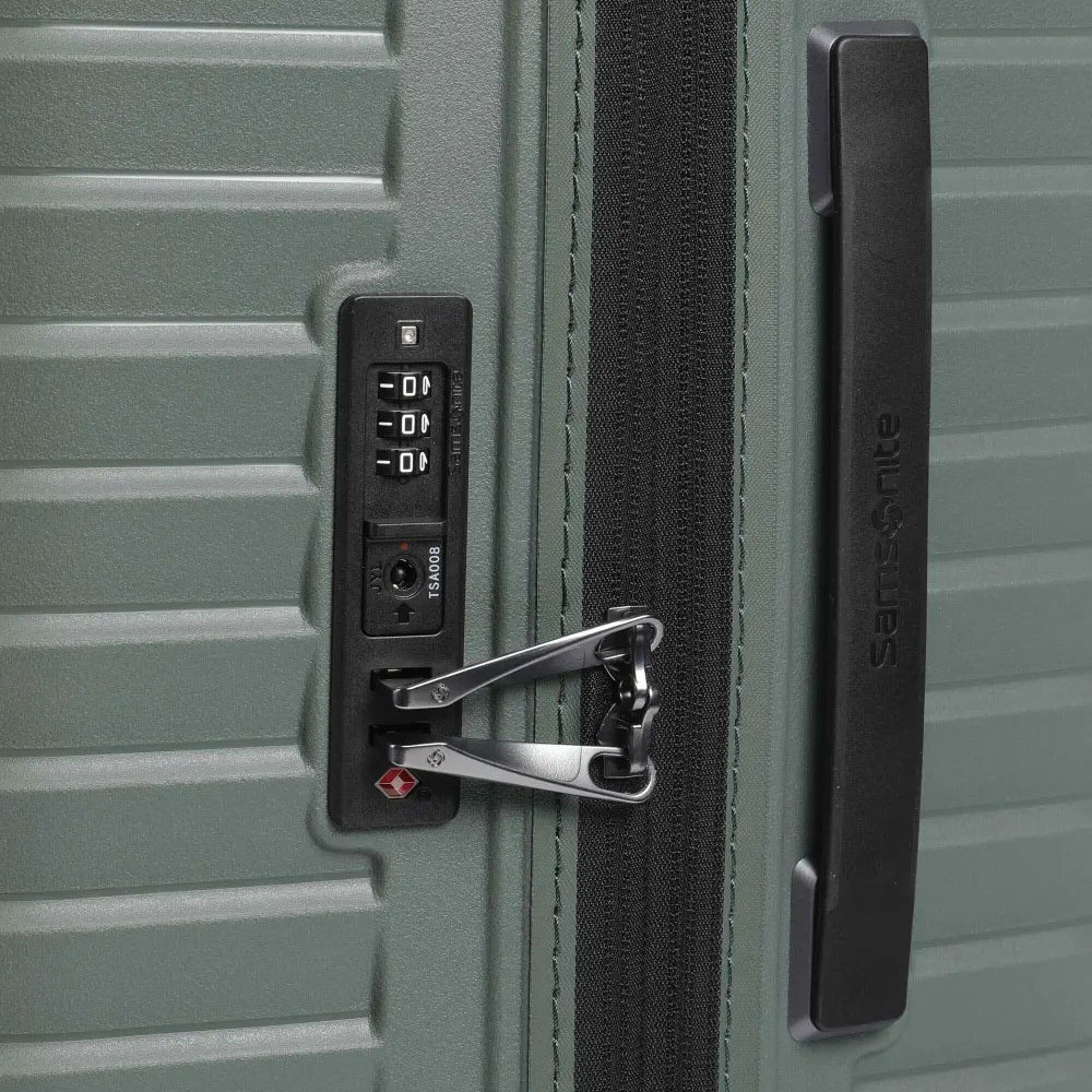 Intuo Spinner large trolley SAMSONITE 146915 OLIVE GREEN - Grazia ...